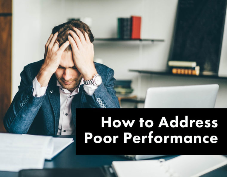 How to Address Poor Performance - Real8 Group